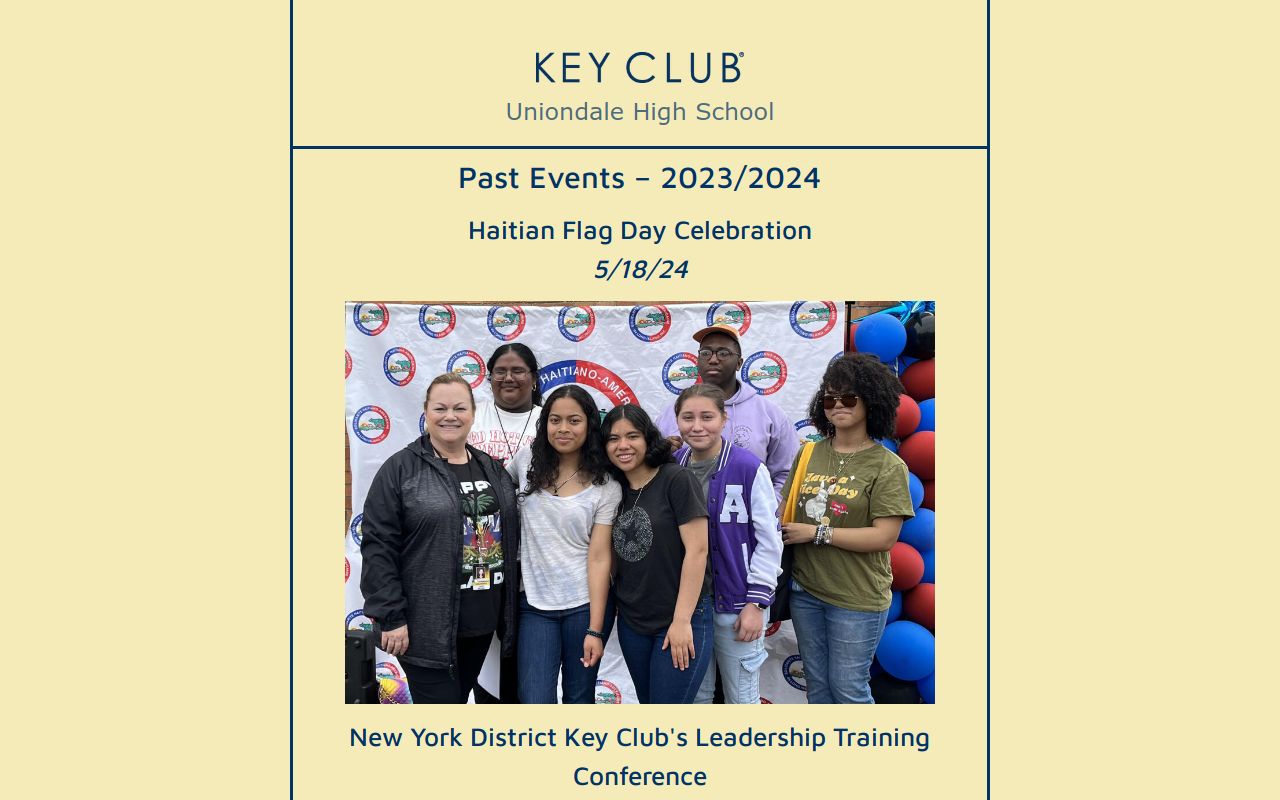 Key Club UHS - Archive